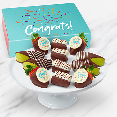 Congratulations Dipped Fruit Box | Edible Arrangements