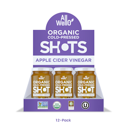 Organic Apple Cider Vinegar Cold-Pressed Shot | AllWellO