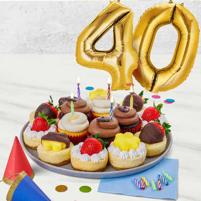 40th Birthday Cupcakes