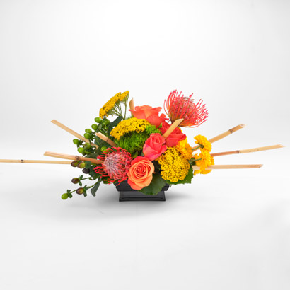Bamboo Flower Arrangement | Unique Flower Arrangements & Delivery