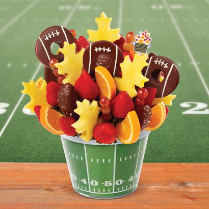 Edible Arrangements® fruit baskets - Salted Caramel Football Bouqet